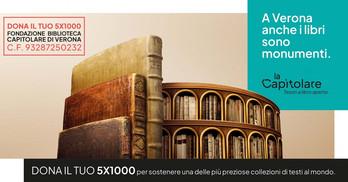Il tuo 5x1000 alla Capitolare | Biblioteca Capitolare di Verona
